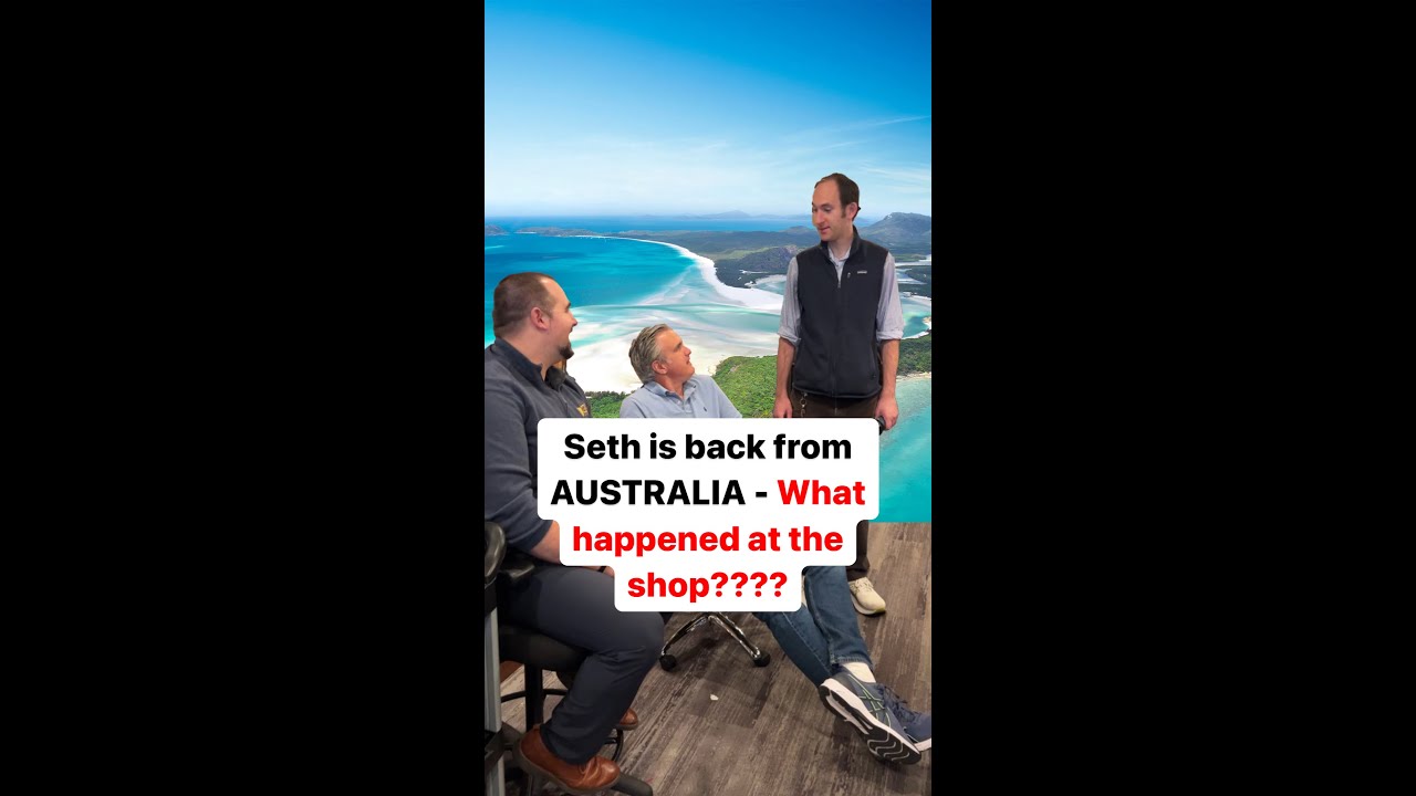 Seth is back from Australia-what happened at the shop???? | Witter Coin ...