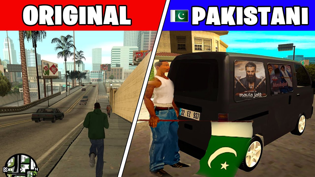 I installed Pakistani Mods In Gta San Andreas - YouTube