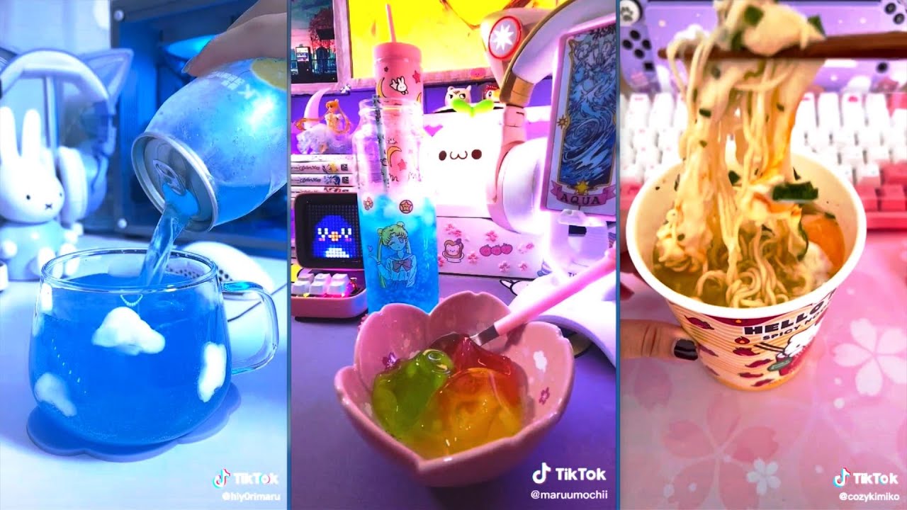 😍ASMR Kawaii Food TikTok Compilation | Satisfying ASMR #1 - YouTube