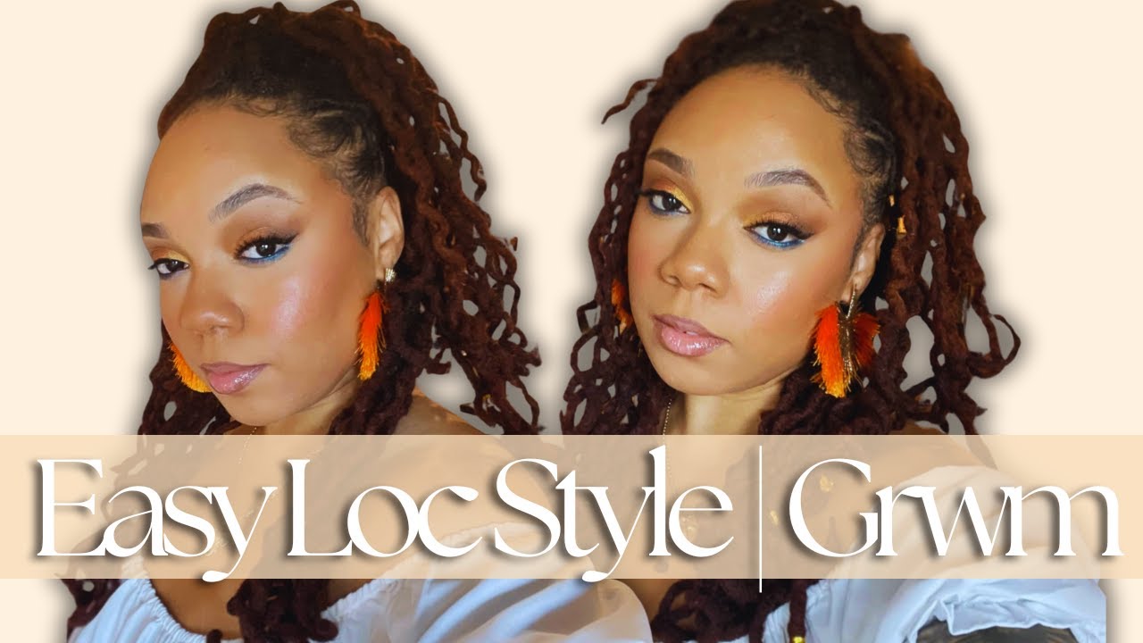 Easy Barrel Roll Locs Tutorial | Beginner Friendly Loc Style GRWM - YouTube