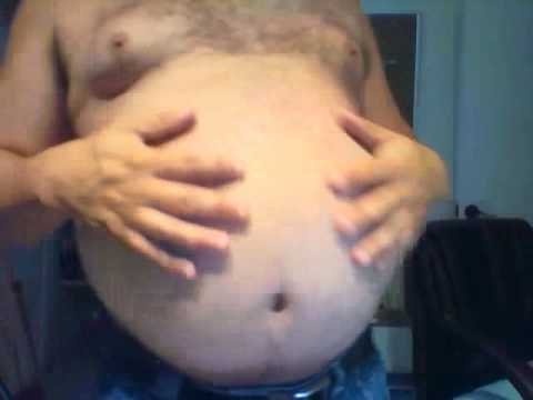 Bloated Ball Belly Thanks to 12 Beers and a ton of Chinese food.