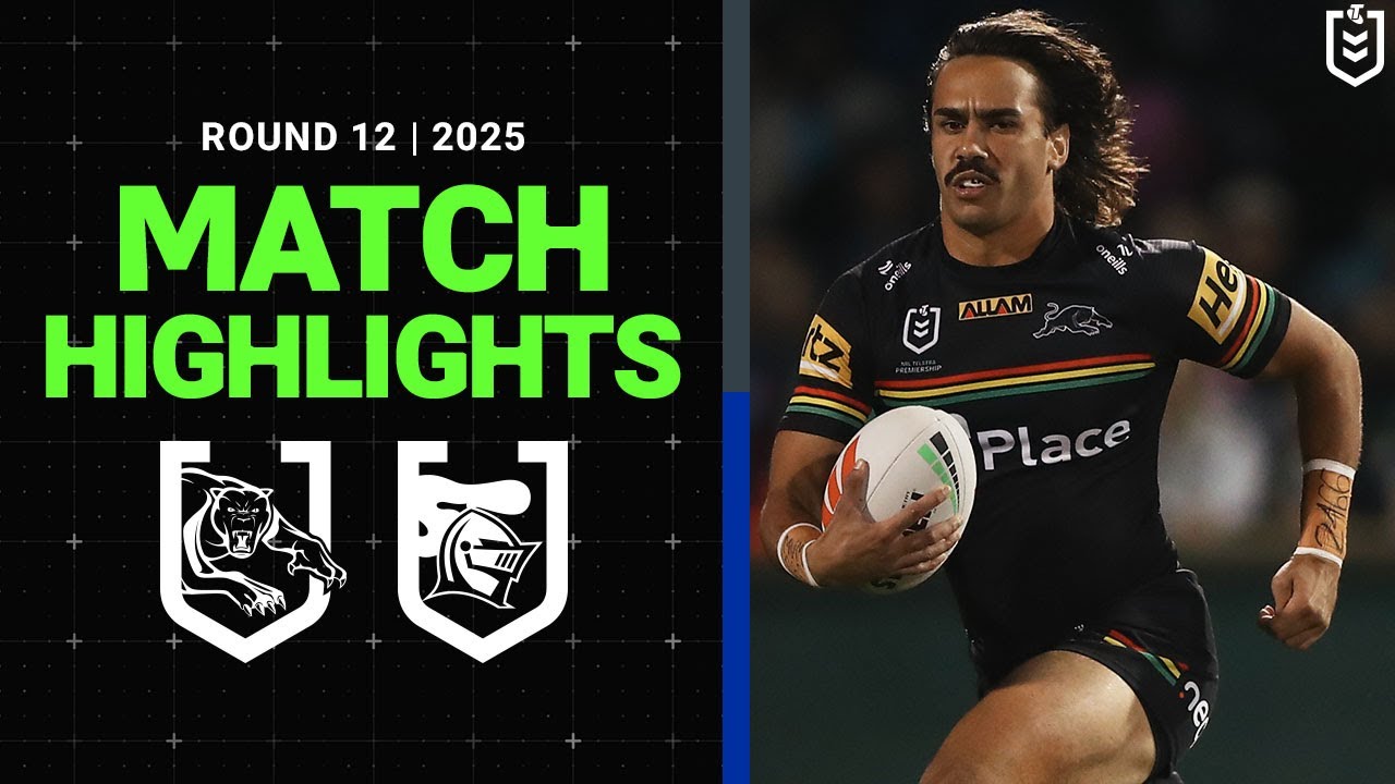 NRL Highlights | NRL Match Highlights 2025 | Panthers v Knights | Round ...