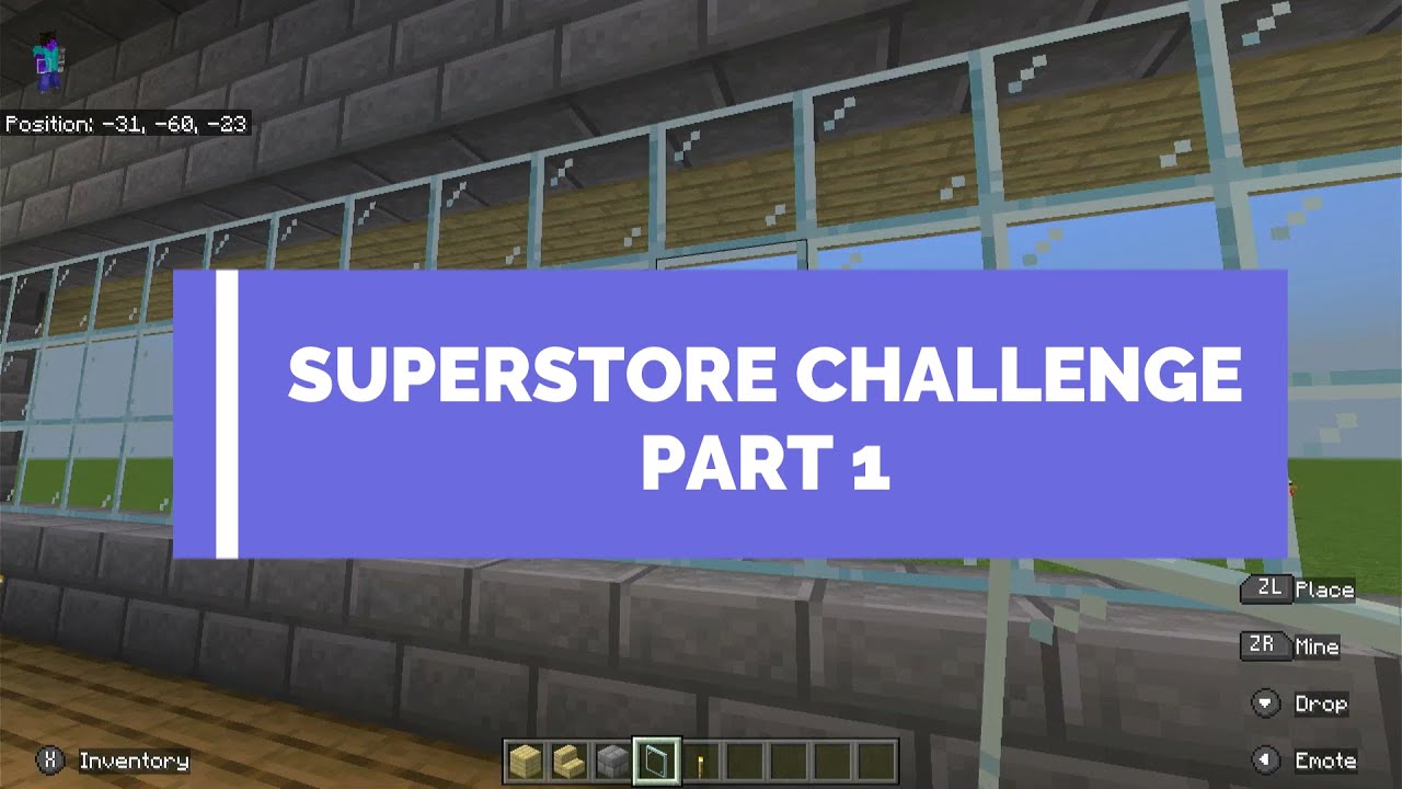 Superstore Build Challenge - the exterior - YouTube