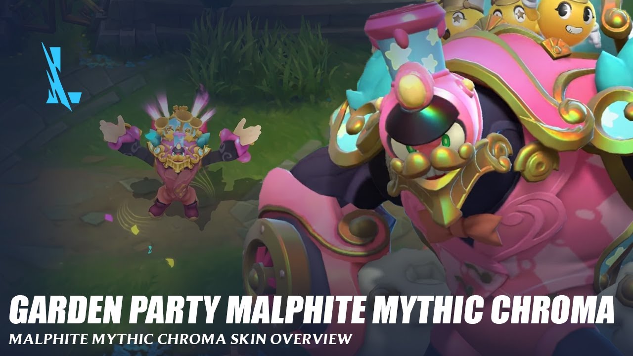 Garden Party Malphite Mythic Chroma - Wild Rift - YouTube