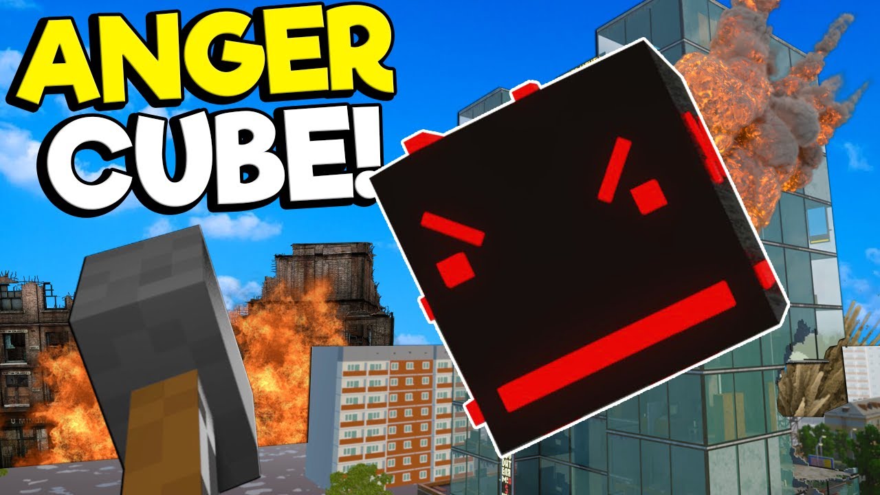 UNSTOPPABLE ANGER CUBE is Destroying the City! (Teardown Mods) - YouTube