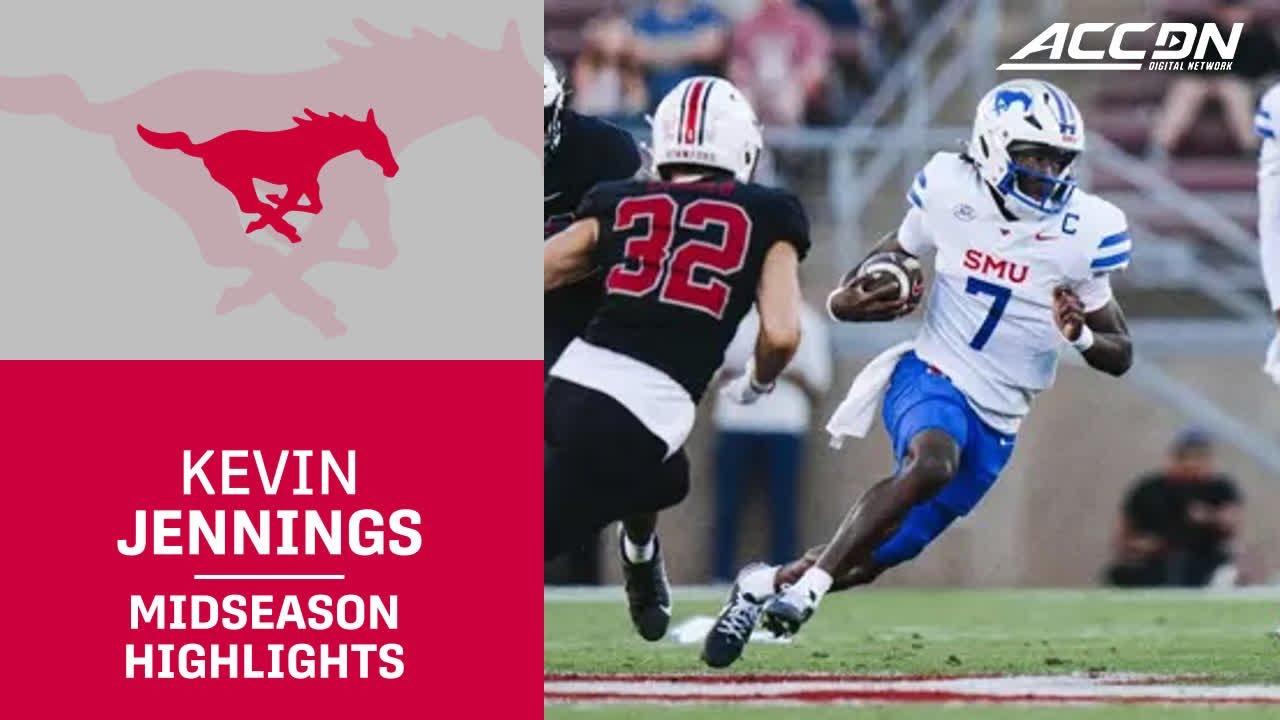 SMU QB Kevin Jennings Midseason Highlights | 2024 ACC Football - YouTube