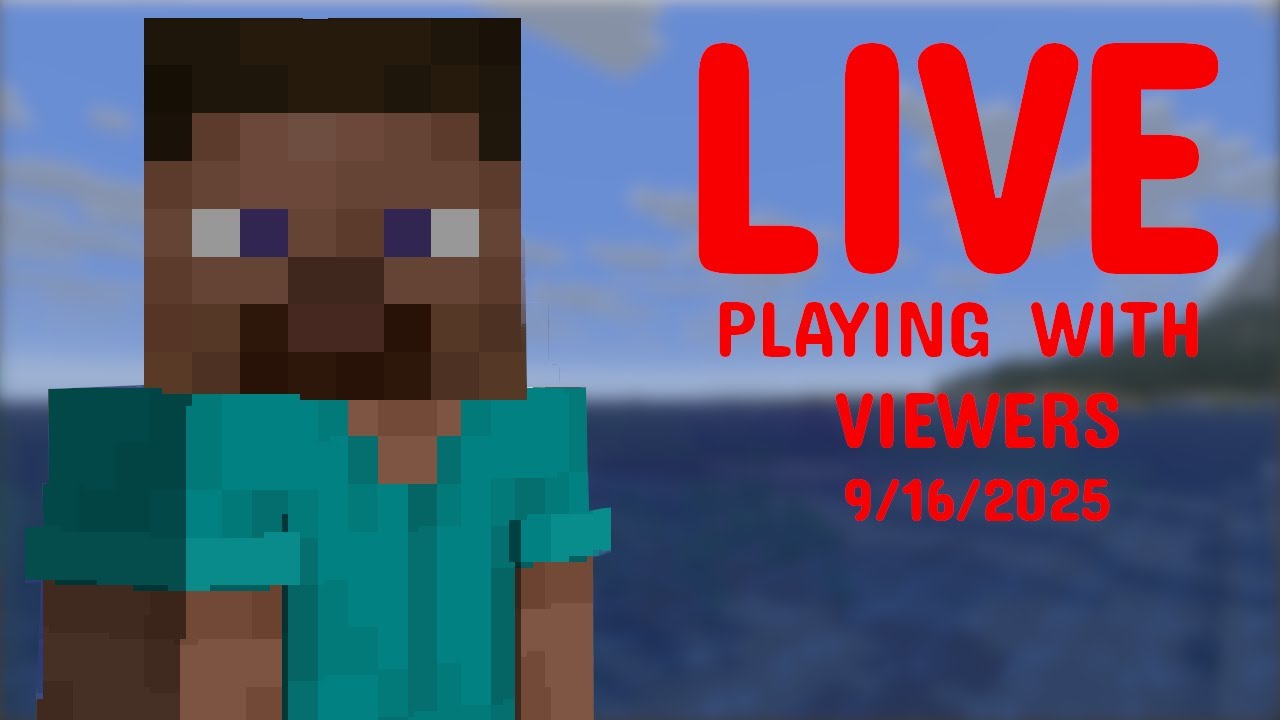Playing with Viewers Minecraft Live Stream - YouTube