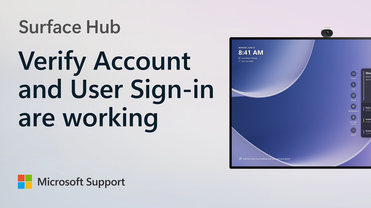 How to verify Device Account and User Sign-In are working on a Surface ...