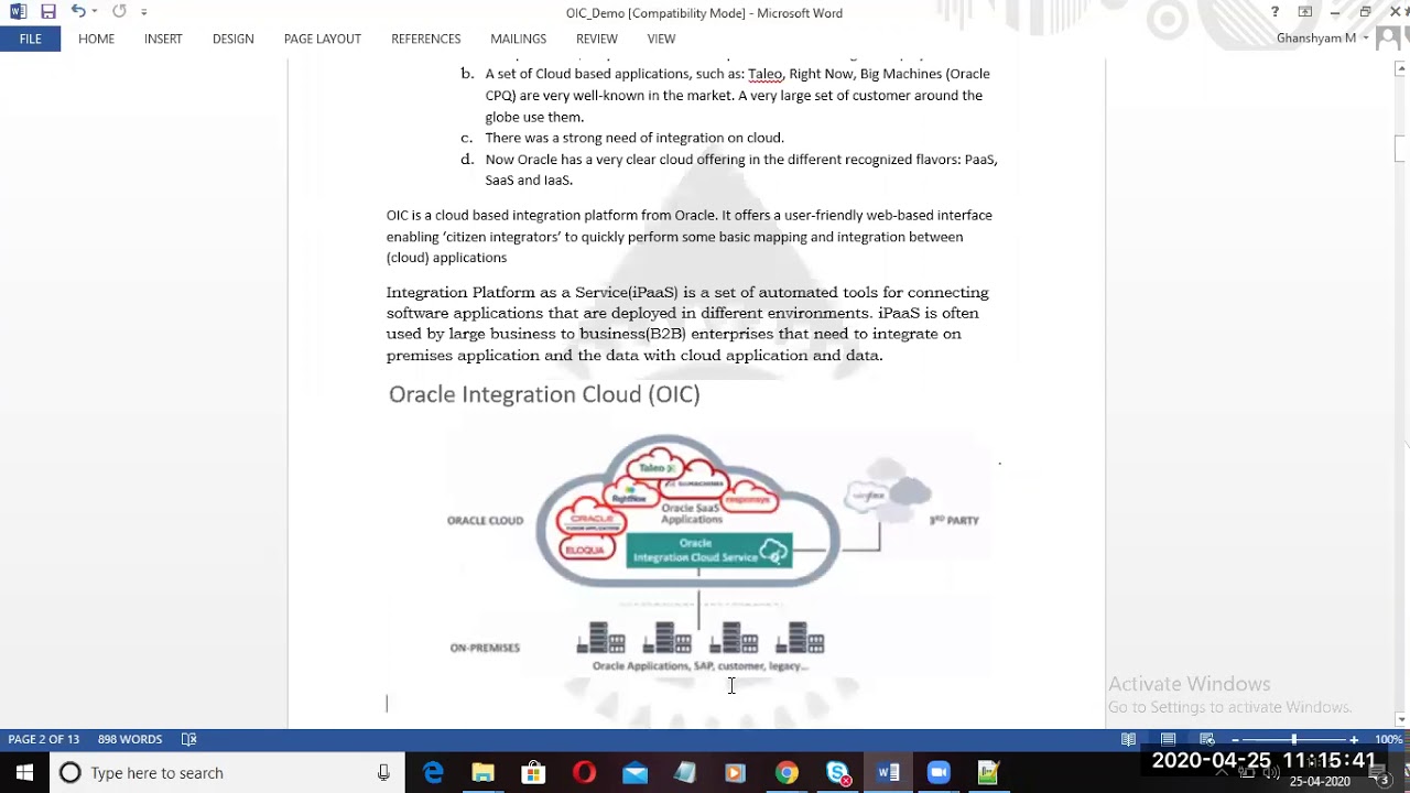 Oracle Integration Cloud Service (OIC) Overview . - YouTube