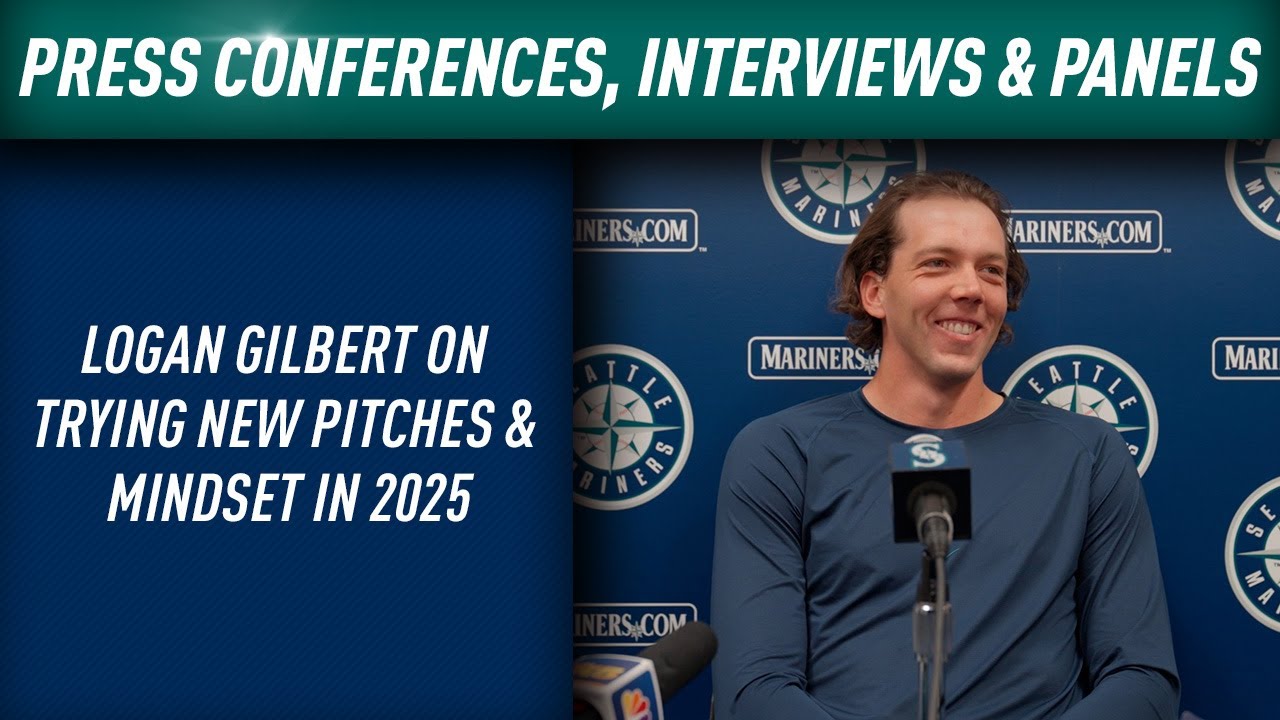 Spring Training Media Session (Feb. 17): Logan Gilbert - YouTube