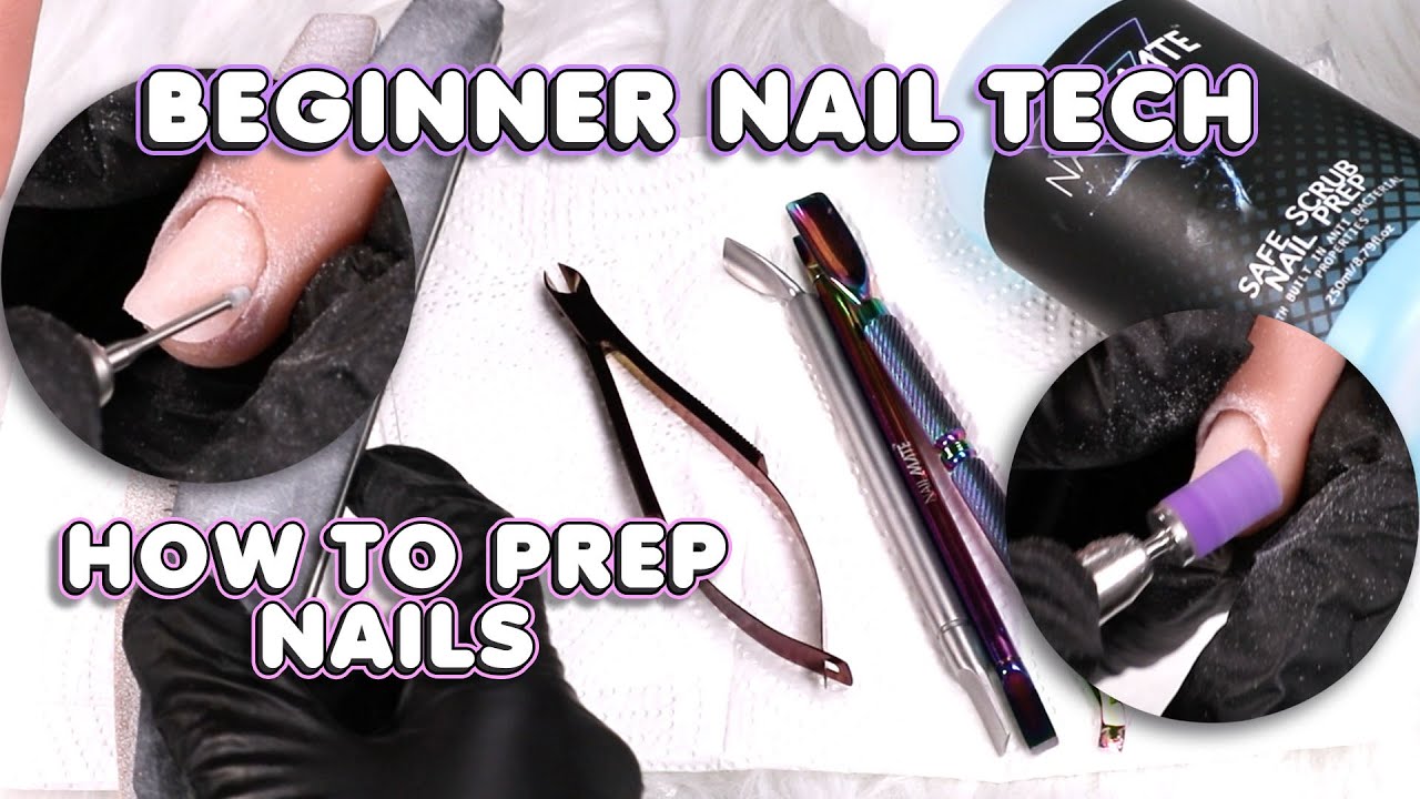 Episode 8 | How to Prepare Natural Nails FOR ACRYLIC OR GEL Beginner ...