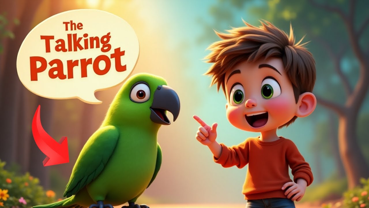 📚🐦 Learn English with a Talking Parrot! – Fun & Easy Way to Practice! 🎙 ...