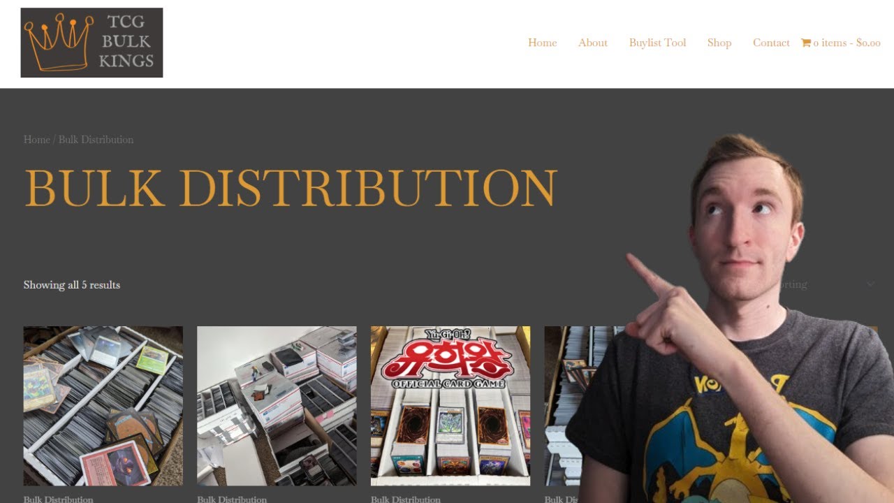 My Experience Buying From TCG Bulk Kings Bulk Distribution - YouTube