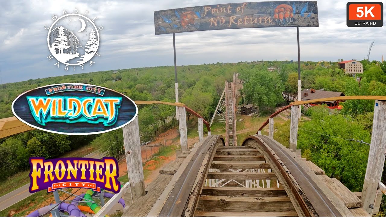 Wildcat Front Seat POV On Ride 5K 60 FPS UHD | PTC Rebuilt Woodie ...