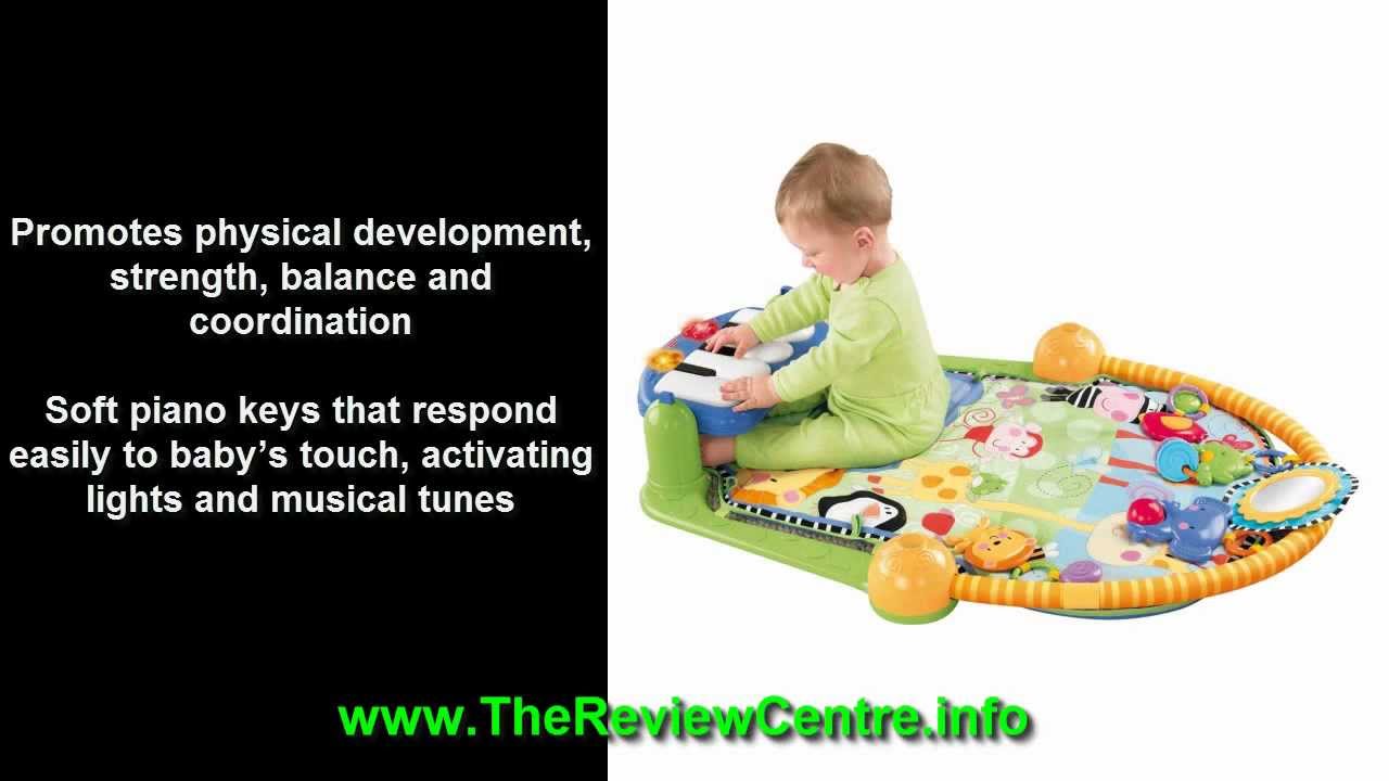 fisher price discover and grow kick and play piano gym review - YouTube
