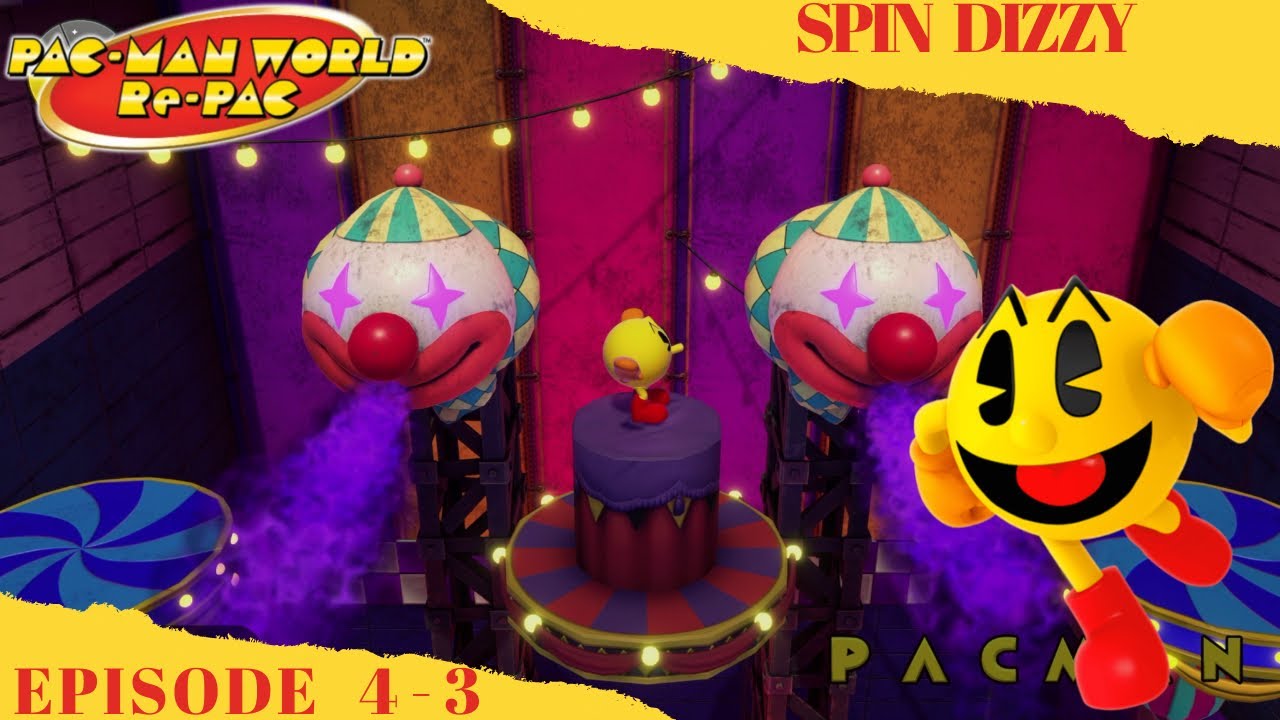 Pac-Man World Re-Pac 4-3 Spin Dizzy #Retrogaming - YouTube