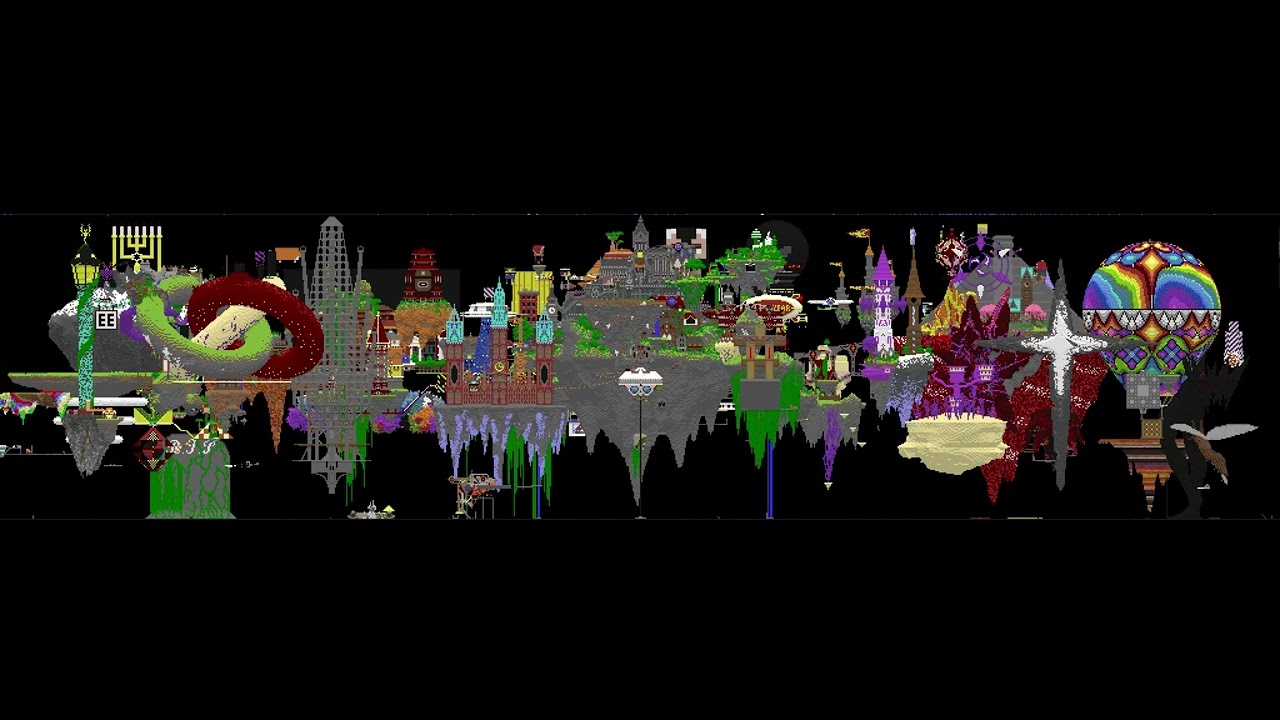 2b2t - Skymasons side time-lapse (HD slow) - YouTube