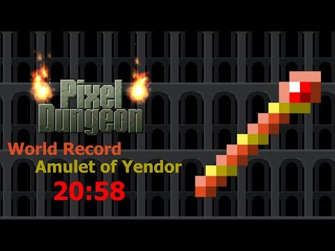 Amulet of Yendor in 20:58 (World Record) - Pixel Dungeon