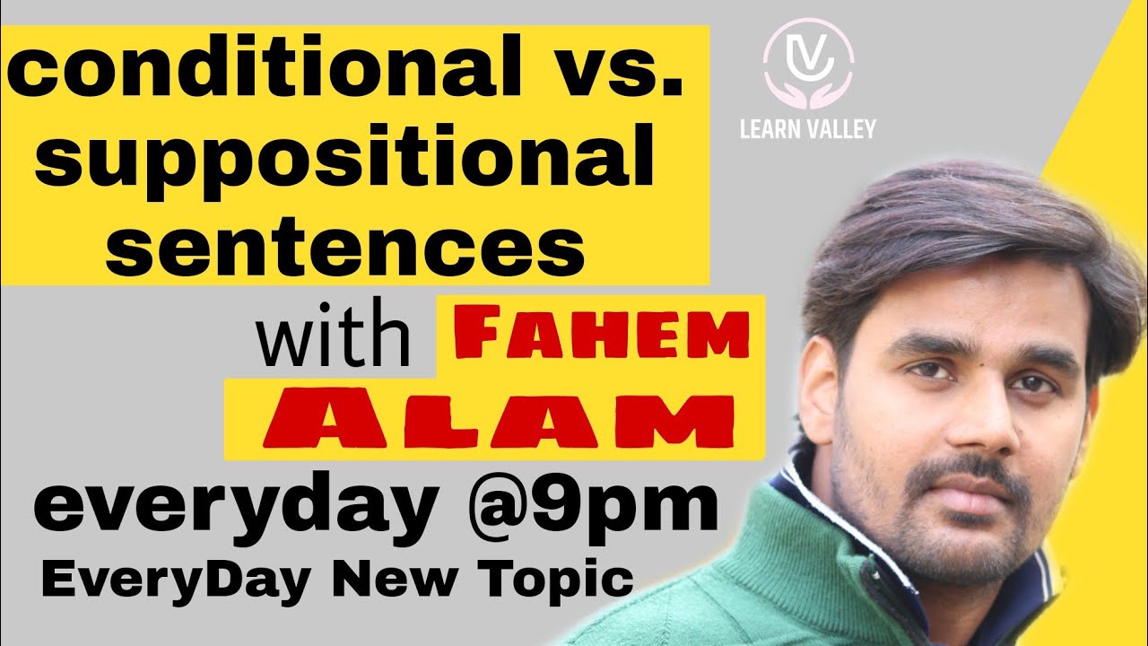 conditional vs suppositional sentences|ssc|basic| - YouTube