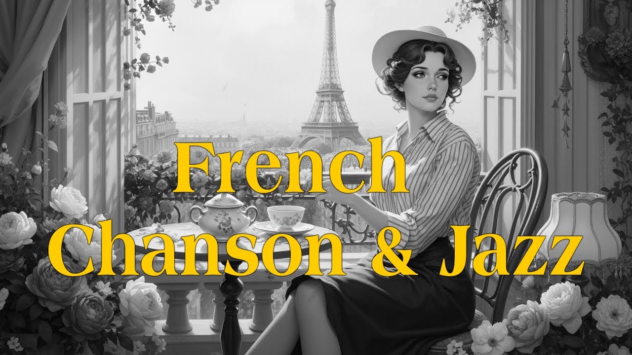 【Playlist #53】French Chanson & Jazz Vibes 🪗 | Elegant Parisian Café ...