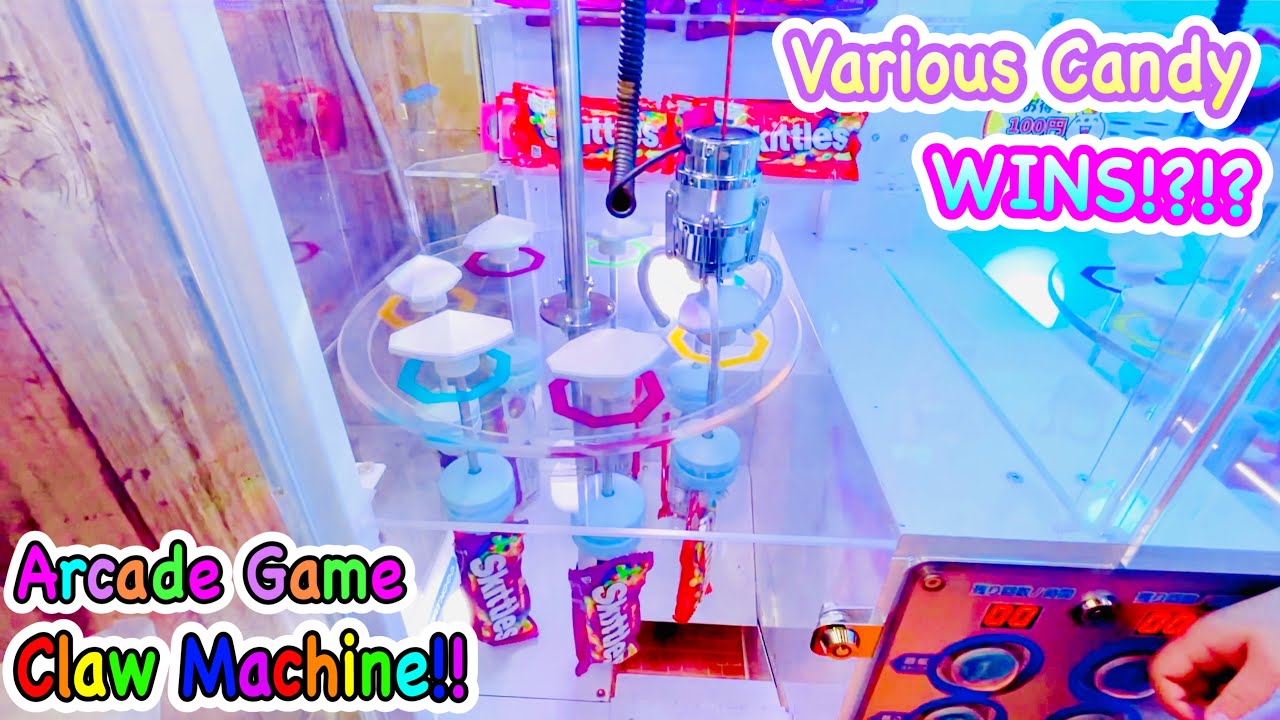 Various Snacks Claw Machine in JAPAN !! お菓子UFOキャッチャー - YouTube