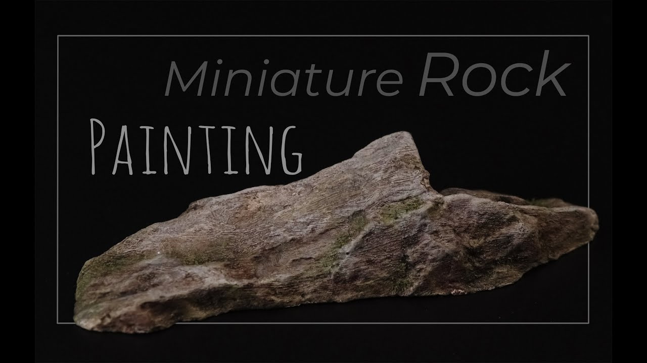 Realistic miniature rock - YouTube