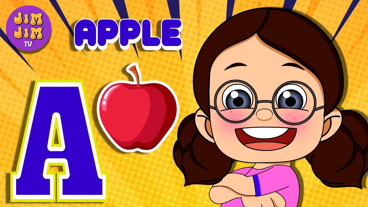 The ABC Phonics Songs | A For Apple | Alphabet Cartoon Learning | Kids ...
