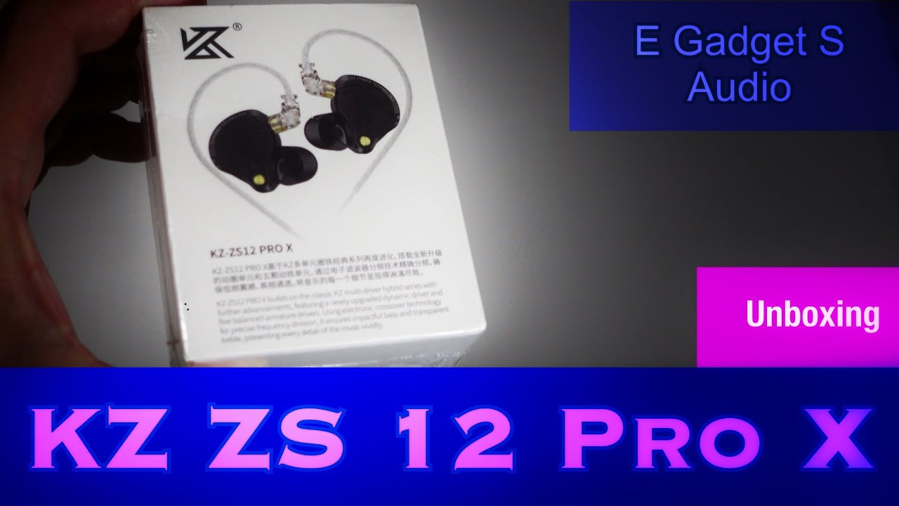 KZ ZS 12 Pro X (Unboxing) - YouTube