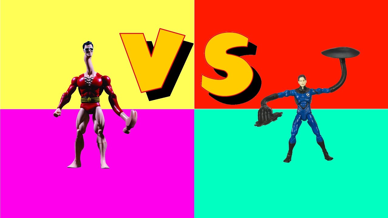 Plastic Man Vs Mister Fantastic Reed Richards - YouTube