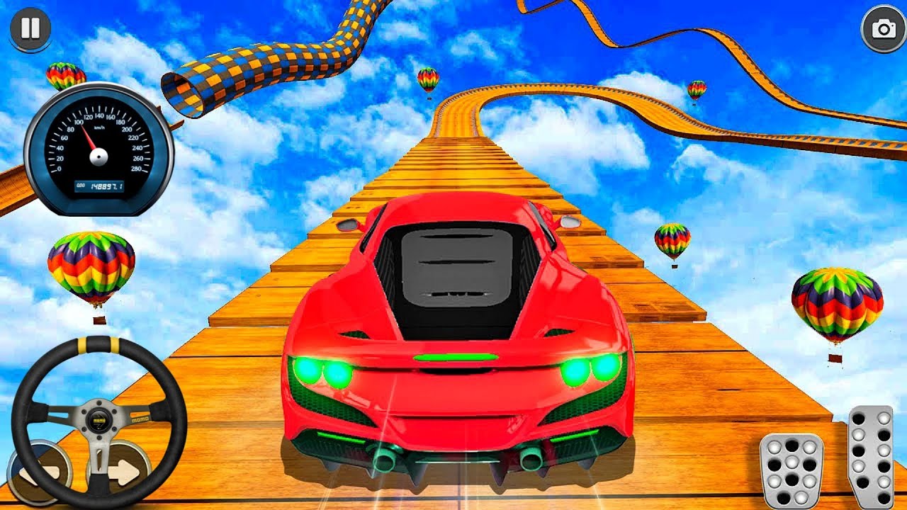 Car stunt racing 3d-impossible tracks- crazy car stunts car games ...