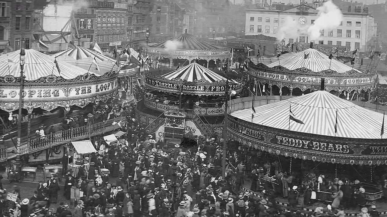 Nottingham Goose Fair c1900 ~ 'Little Child - Waltz' - Savin Rock ...