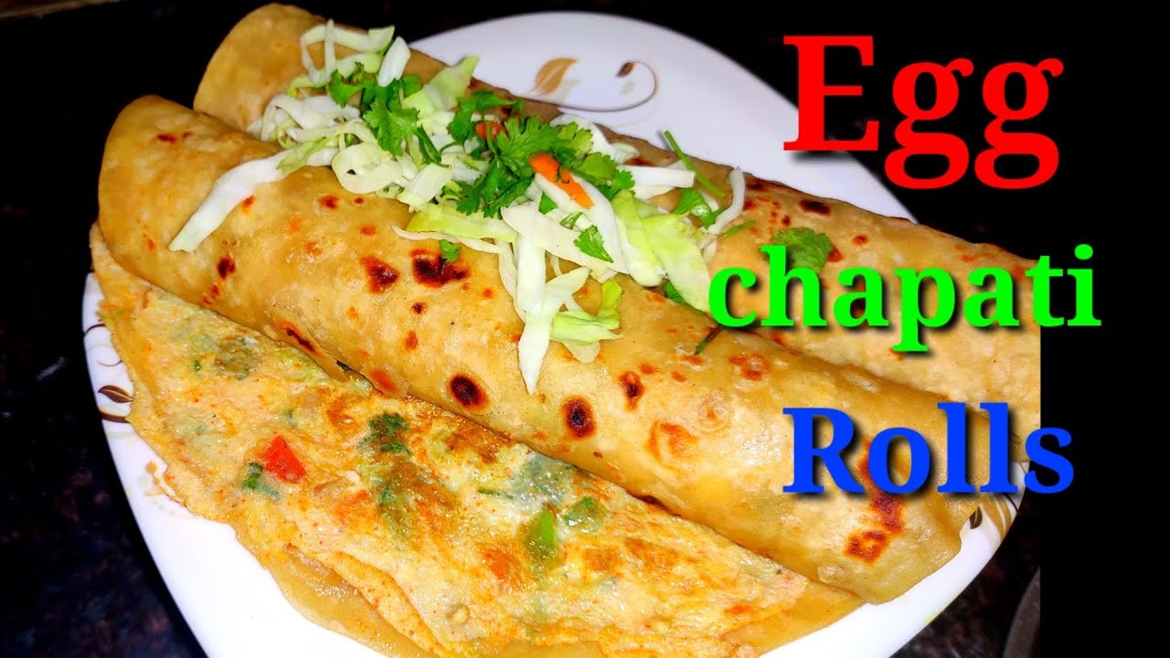 Chapati Egg Roll Recipe In Telugu | Chapathi Egg Roll | Quick Snack ...