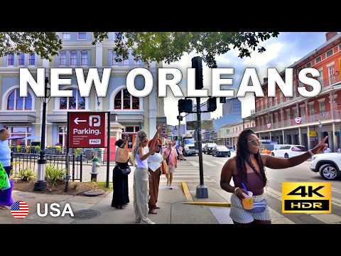 New Orleans 🇺🇸 USA – 4K Walk | July 4th in the French Quarter, Mississippi Riverfront & Beyond