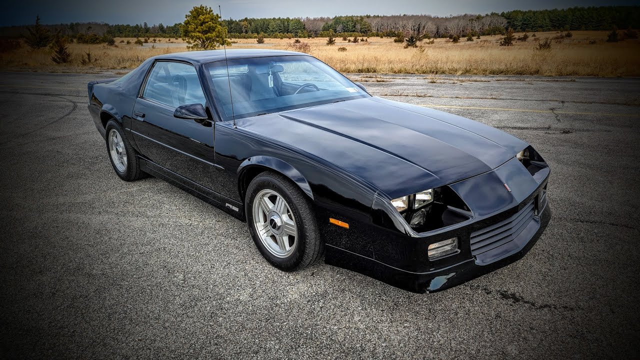 Gorgeous 2 Owner 1990 Chevy Camaro RS For Sale~305~Auto~Black on Gray ...