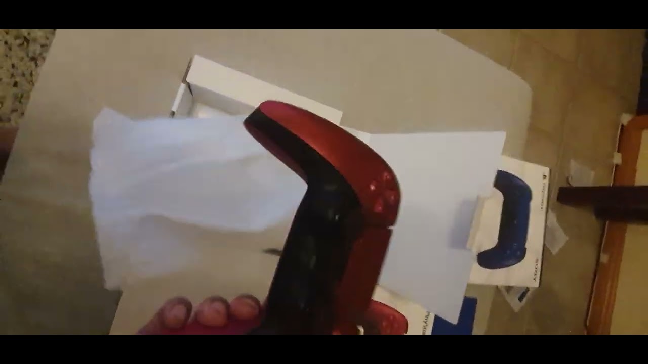 PS5 Dual sense - Cobalt blue and Volcanic red controllers. - YouTube