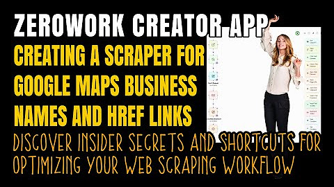 ZeroWork Creator App - Web Scraping & Browser Automation - YouTube