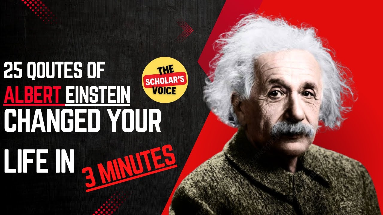 Albert Einstein 25 Quotes about life & success || it's Changed your ...