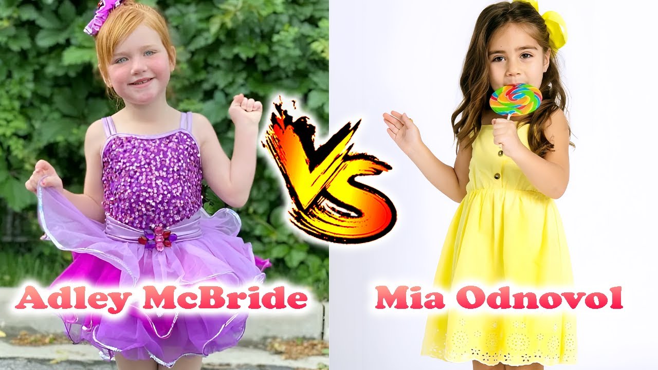 Adley McBride VS Mia Odnovol Stunning Transformation | From Baby To Now ...