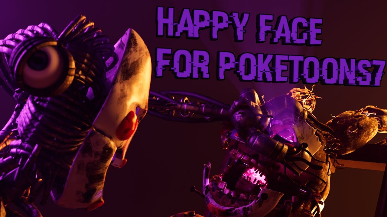 [FNAF/BLENDER] Happy Face Collab Part Remake for @poketoons7 - YouTube