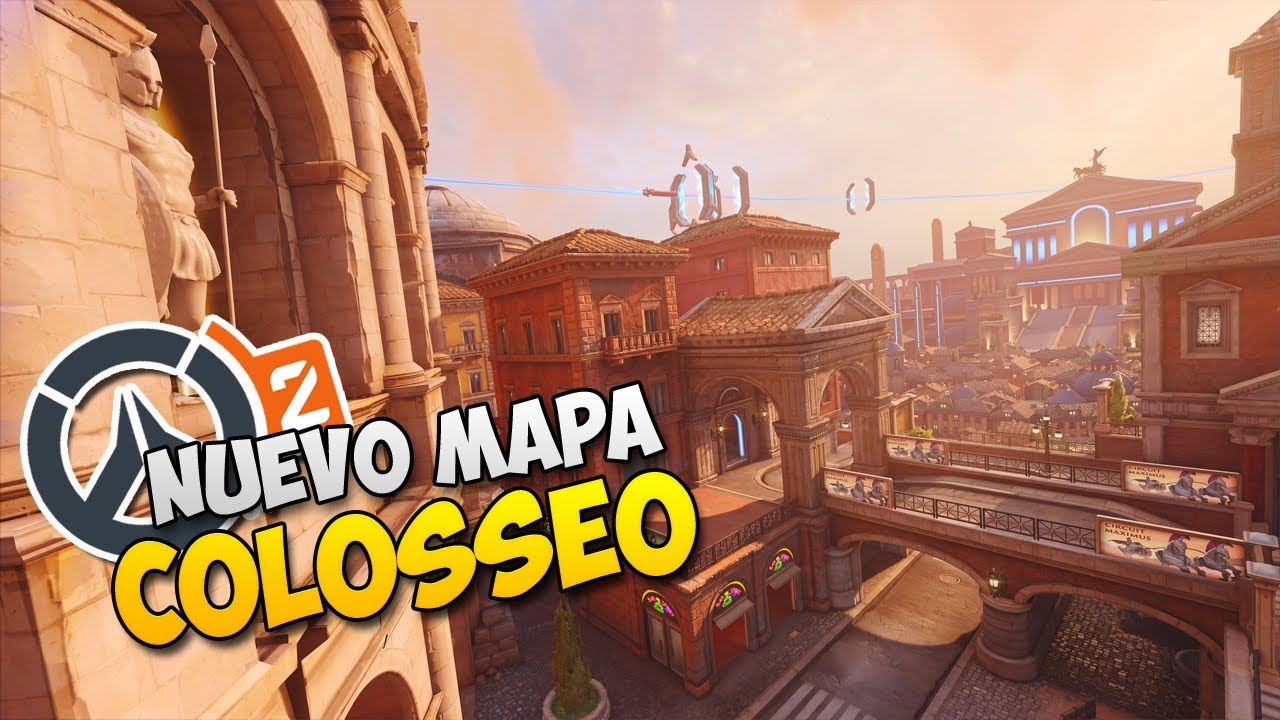 NUEVO MAPA: Colosseo *ROMA* de Overwatch 2 Alfa | Jinsei - YouTube