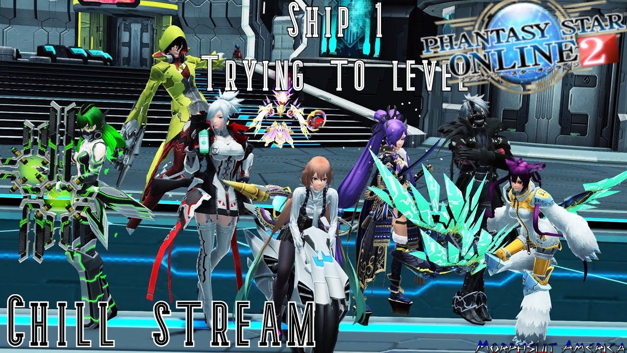 [Global PSO2 Ship 1] - Trying to Level - YouTube
