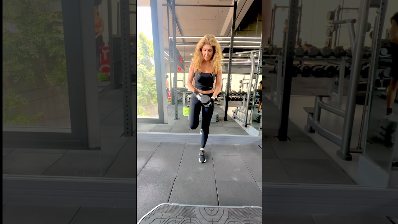 Single Leg RDL Wall Press - YouTube