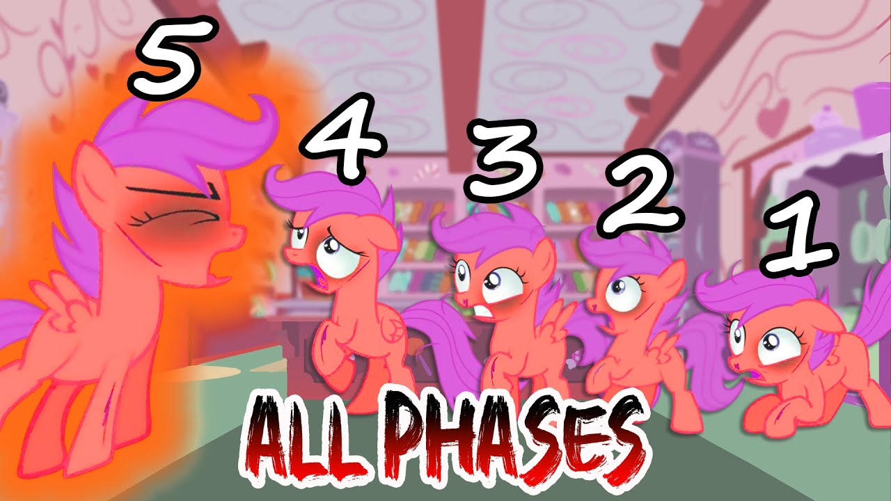 Scootaloo ALL PHASES | Friday Night Funkin' VS Scootaloo | Pibby ...