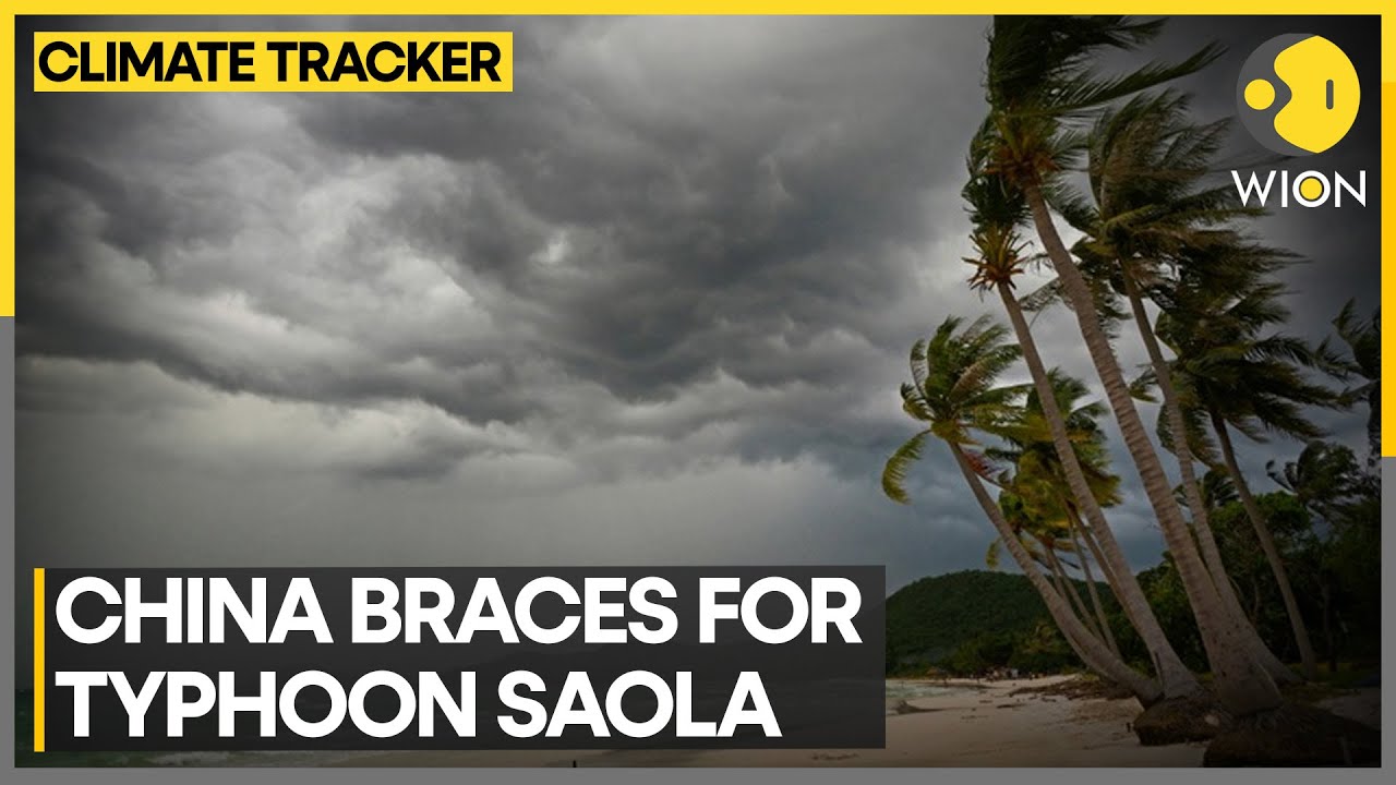 'Saola' brushes southern Taiwan, brings in strong winds | WION Climate ...