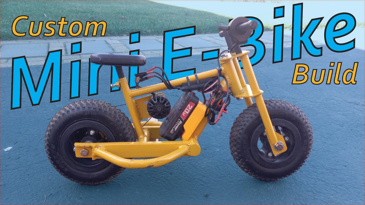 Least Practical E-Bike (building a tiny electric bike) - YouTube