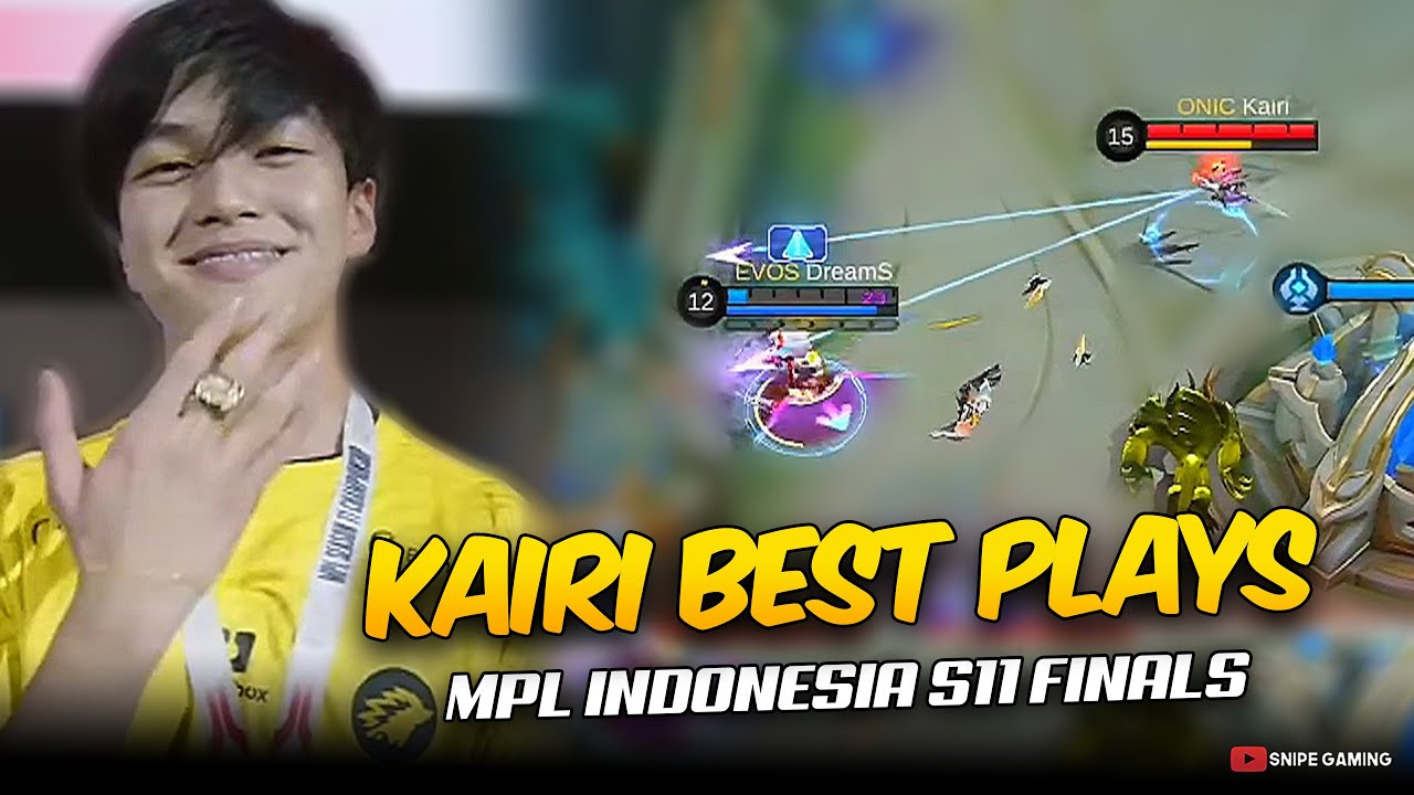 KAIRI's BEST PLAYS in MPL INDONESIA S11 FINALS . . .😮 - YouTube