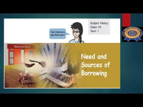 NEED AND SOURCES OF BORROWING GRADE VII - YouTube