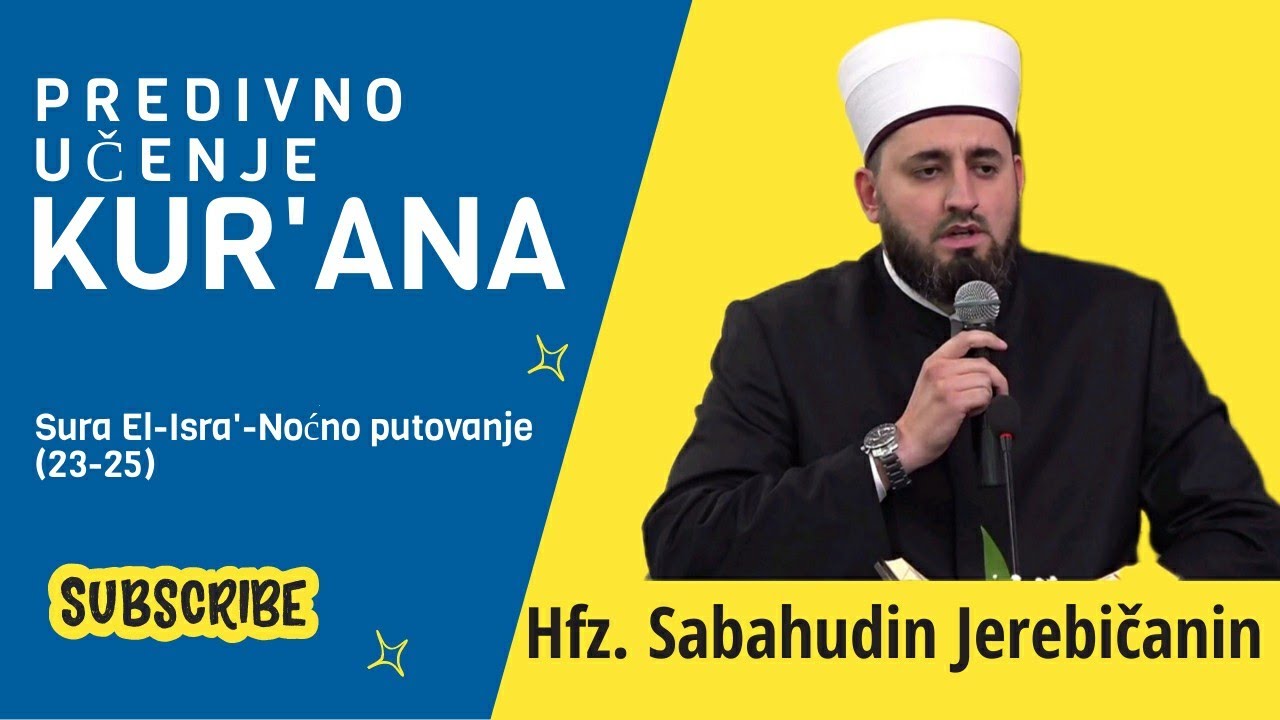 Predivno učenje Kur'ana - kurra hfz. Sabahudin Jerebičanin - YouTube