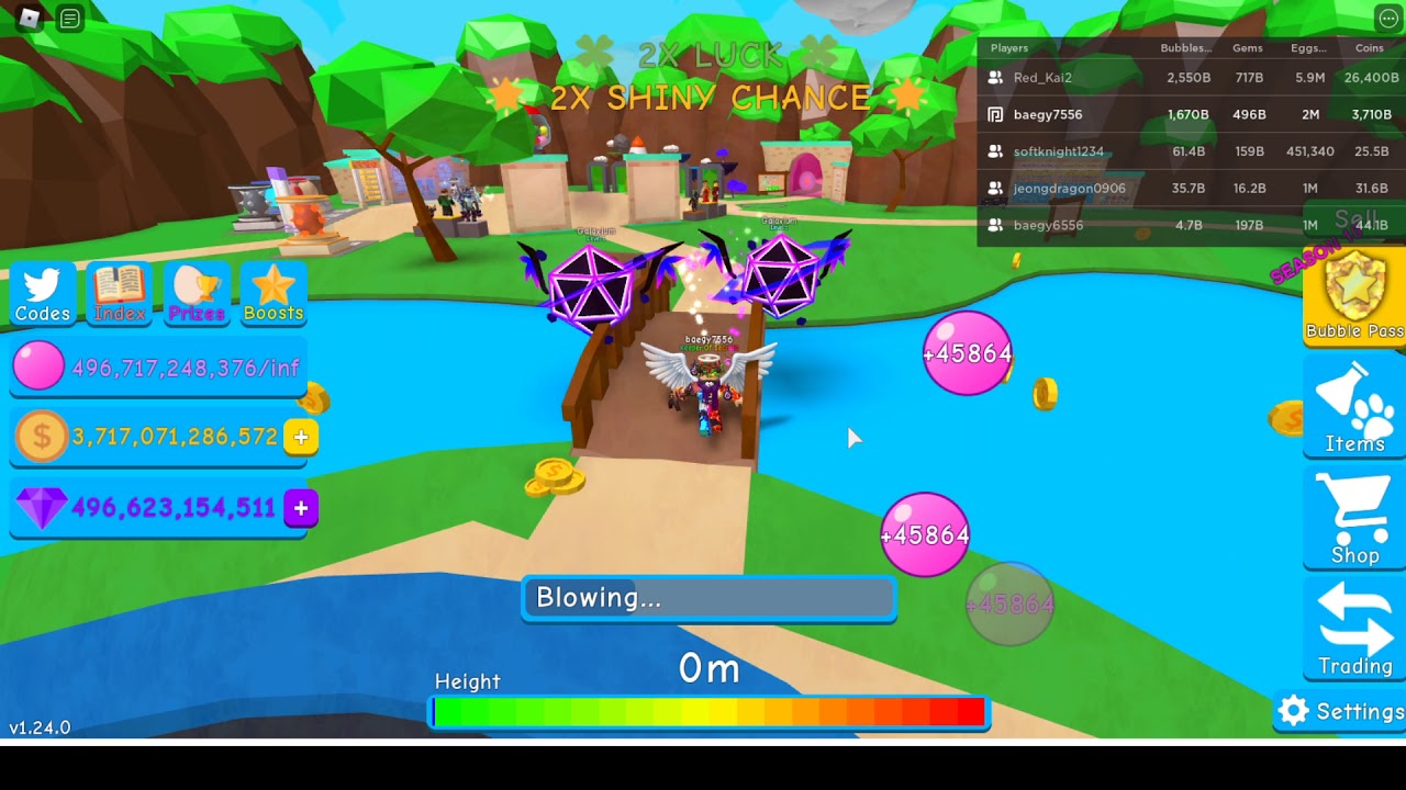 Bubble Gum Simulator giveaway! - YouTube