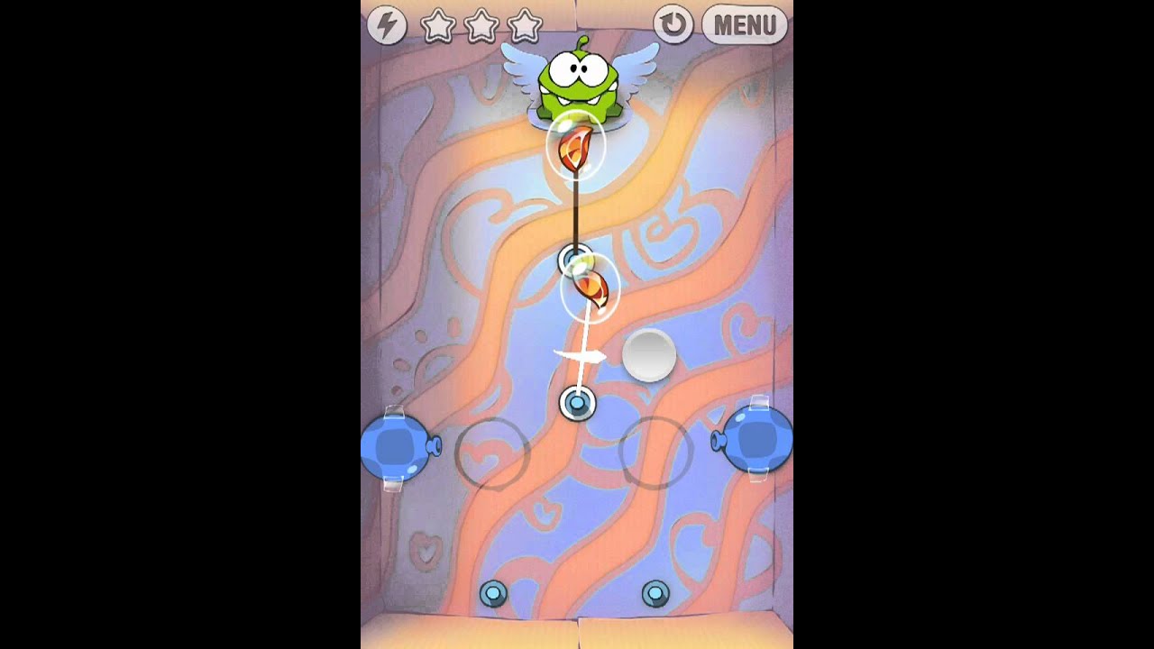 Cut The Rope 5-21 Walkthrough / Solution (Valentine Box) Level Guide ...